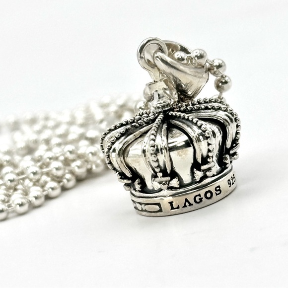 LAGOS | Jewelry | Lagos Silver Crown Pendant Necklace | Poshmark